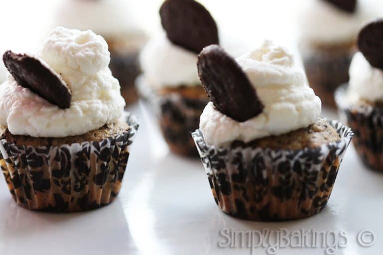 Mini Oreo Cupcakes