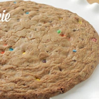 M&M Cookie Pizza