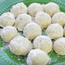 Snowball Lemon Drop Cookies