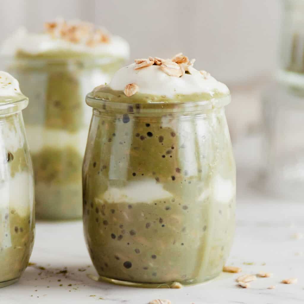 Matcha Chia Overnight Oats