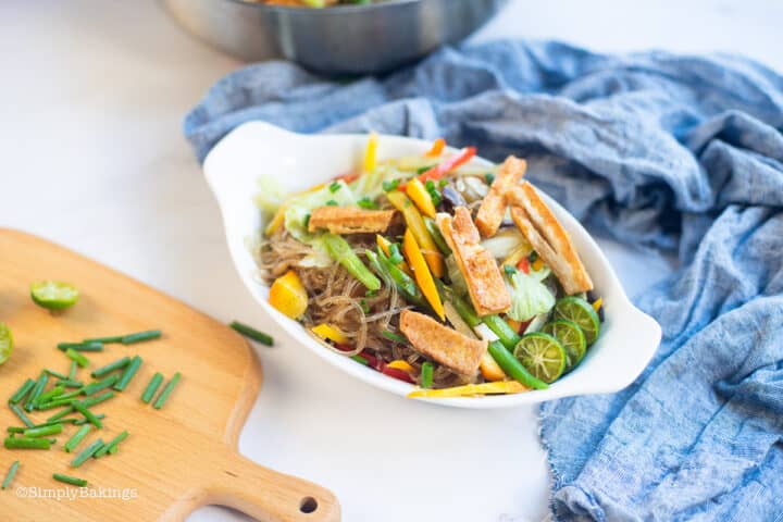 Pancit Glass Noodles (Pancit Sotanghon)