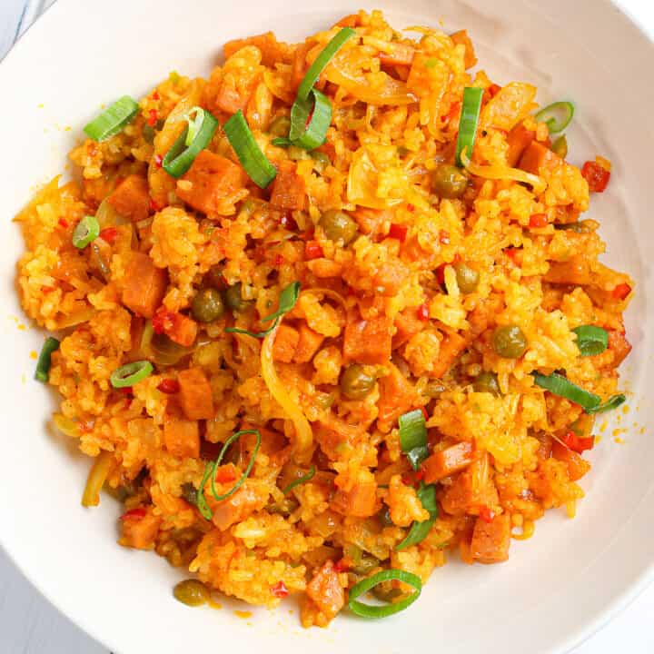 Filipino Style Arroz ala Valenciana - Simply Bakings