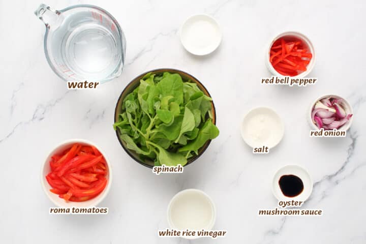 Filipino Style Spinach Recipe