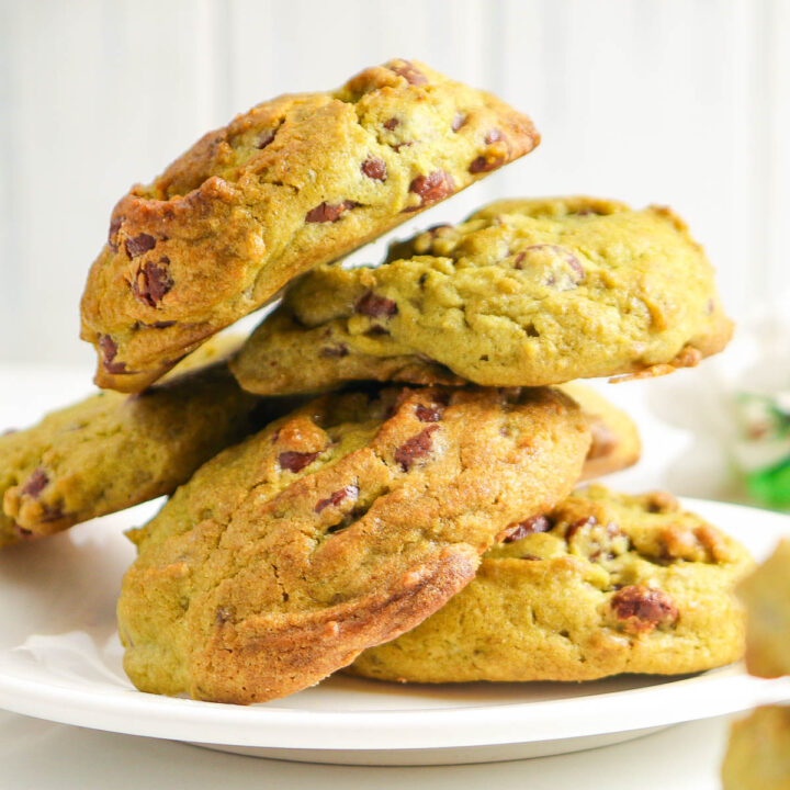 Soft and Chewy Matcha Cookies